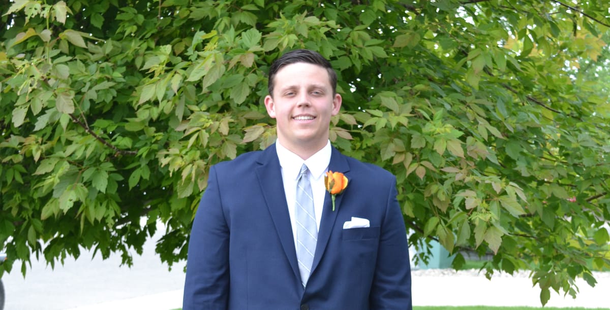 Shining graduate and silver medal recipient Matthew Sentes (BMgt '18 ...