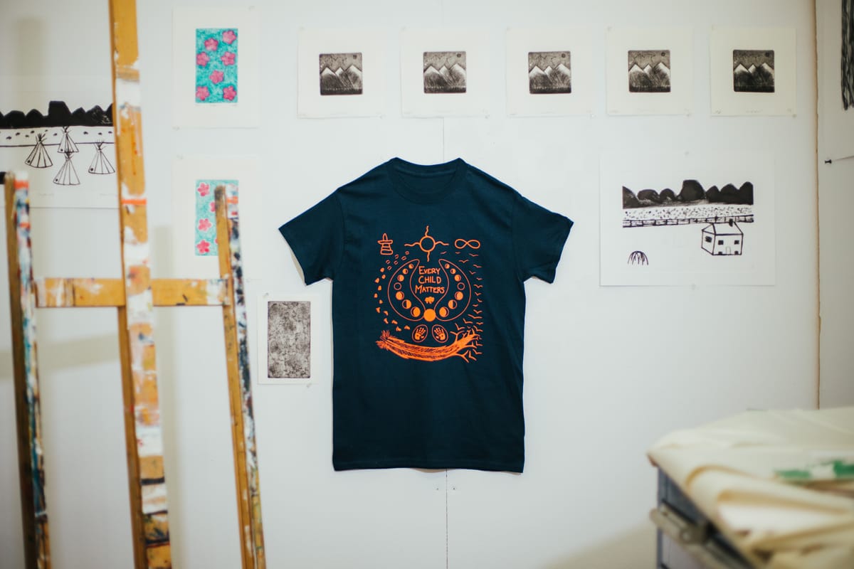 ULethbridge unveils t-shirt designed by Chataya Holy Singer, Blackfoot ...