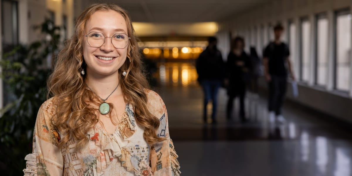 Shining Student Natalie Krizan, Environmental Science major