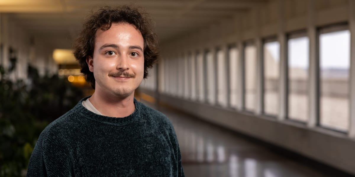 Shining Student Michael Veltri claims unique honour